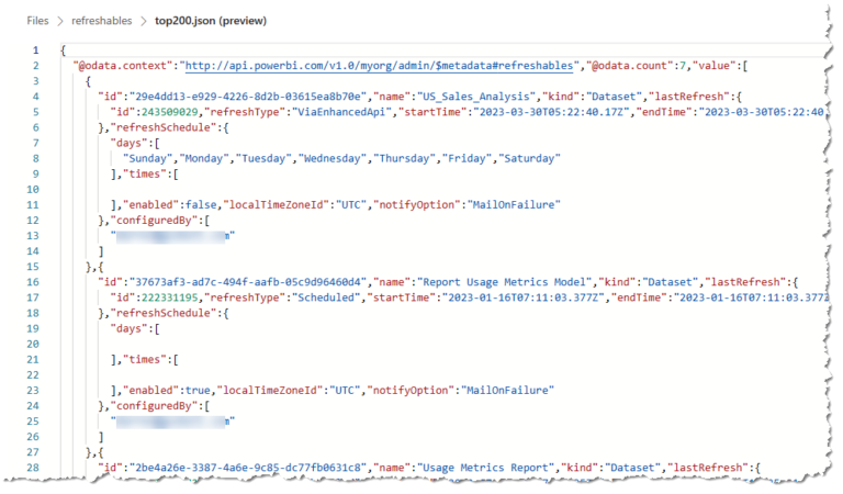 Calling A Power Bi Rest Api From A Fabric Notebook Random Procrastination 5123
